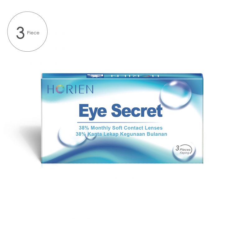 38% Monthly Clear Soft Contact Lenses 3pcs / box - HORIEN EYE SECRET ...